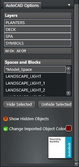 Importing AutoCAD® Files