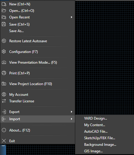 Importing AutoCAD® Files