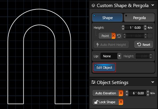 Custom Shape & Pergola