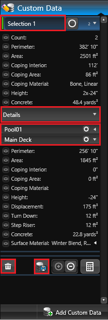 Automatic and Custom Data