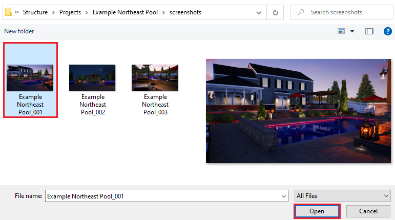 Attach Project Images to Email
