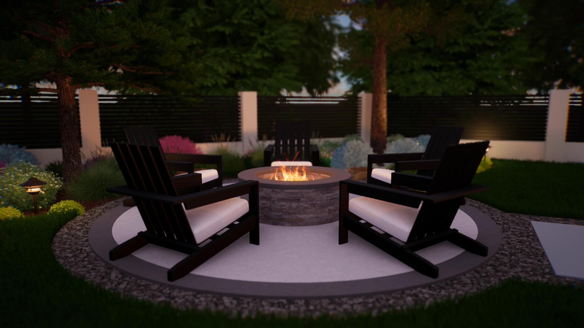 Create a Custom Fire Pit & Sunken Seating Area