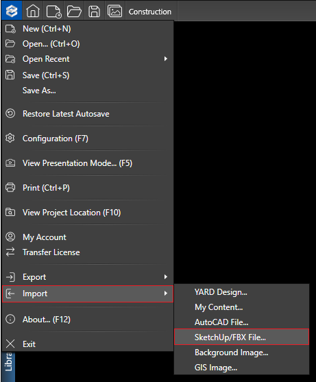 Importing SketchUp & FBX Objects