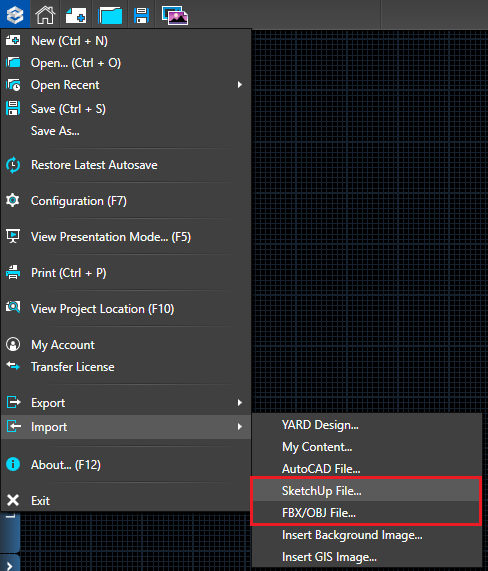 Importing SketchUp & FBX Objects