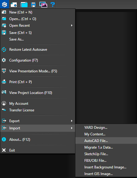 Importing AutoCAD® Files