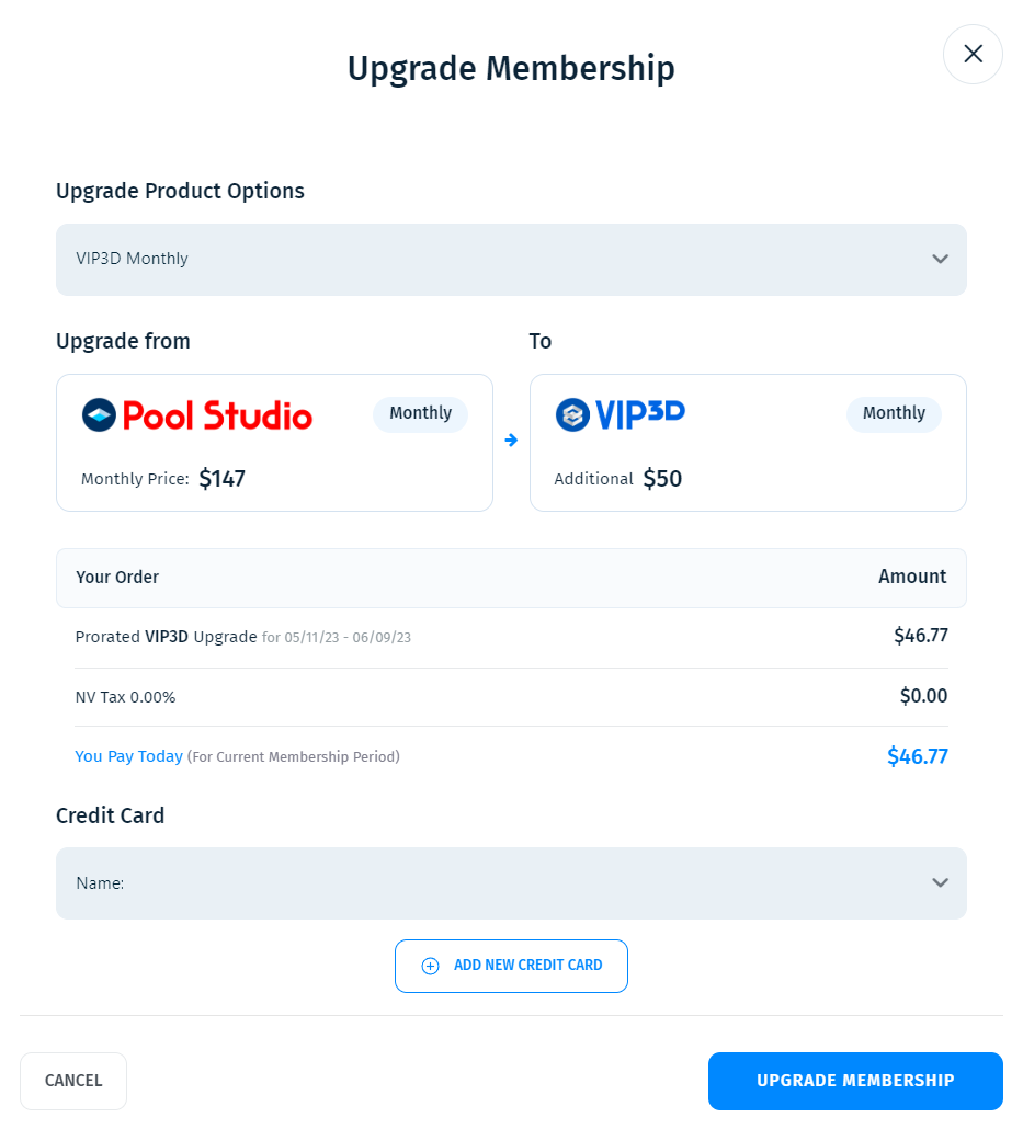 Upgrade/Reactivate Your Membership
