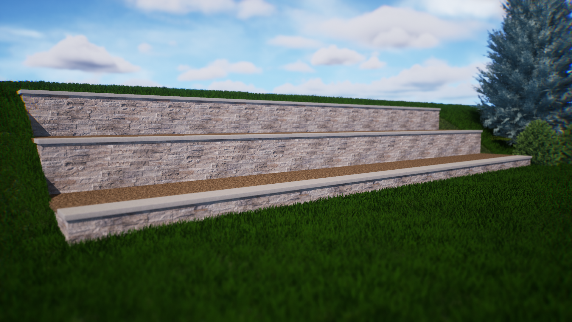 Terrain Grade (Slope) and Retaining Walls