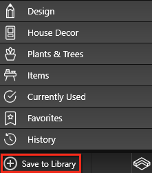 Creating and Saving Library Templates