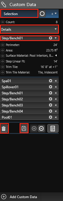 Automatic and Custom Data