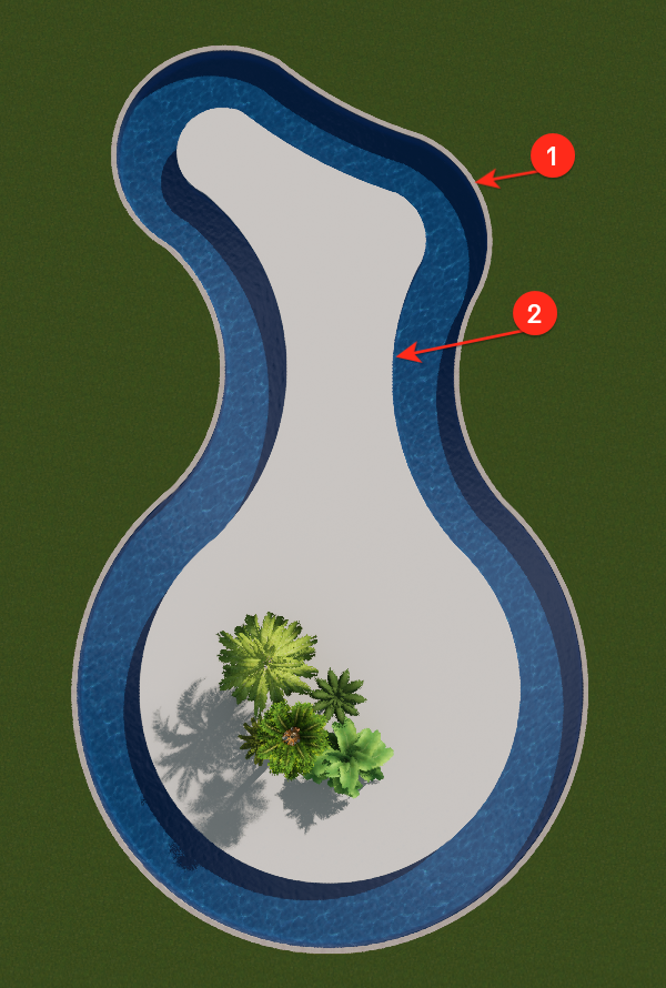 Draw a Lazy River Pool