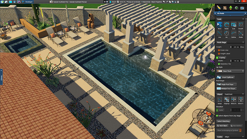 3D Pool and Landscaping Design Software Overview | Vip3D